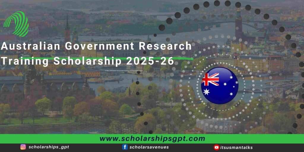 Australian Government Research Training Scholarship 2025-26