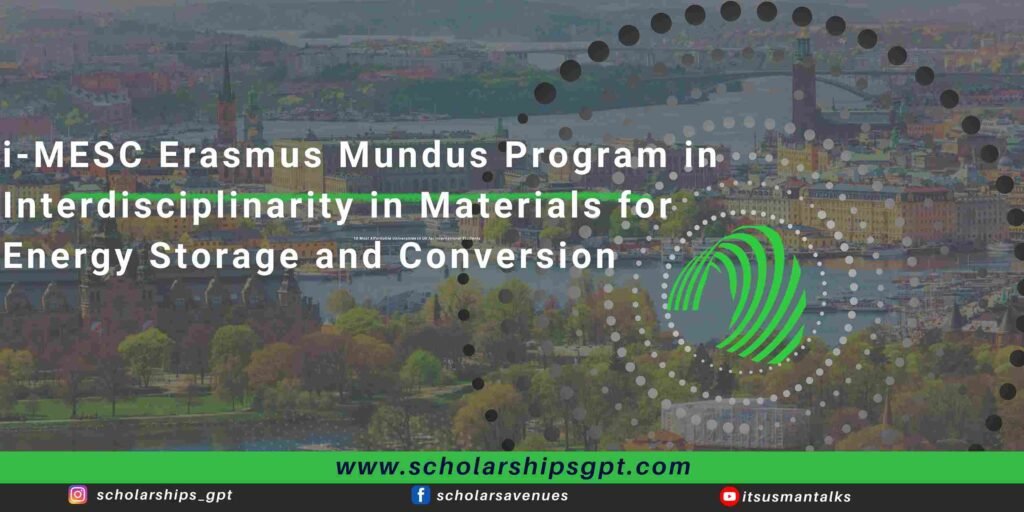 i-MESC Erasmus Mundus Program in Interdisciplinarity